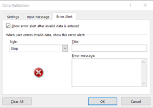How to apply Data Validation to Cells in Microsoft Excel