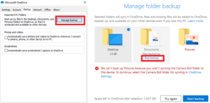 Disable Auto backup your files to OneDrive notification in Windows
