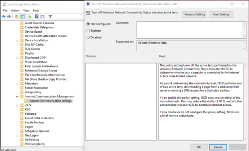 How To Remove Msftconnecttest Redirect Error In Windows 1110