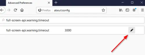 How to disable Now Fullscreen warning message in Firefox How to disable Now Fullscreen warning message in Firefox