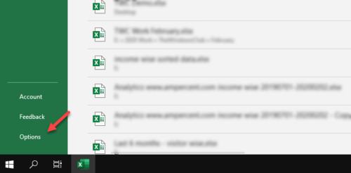 Increase the number of Recent files in Word, Excel, PowerPoint