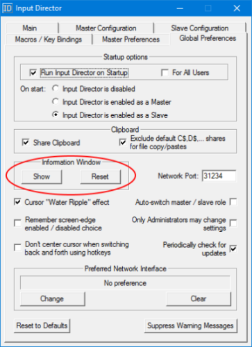 Use Input Director on Windows to copy documents between PCs