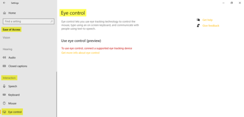 How to use Ease Of Access settings in Windows 10