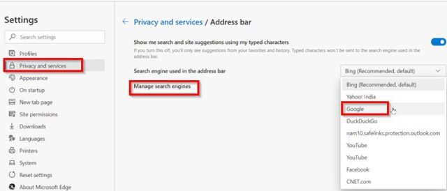 Microsoft Edge Security Settings: Make it more secure and private