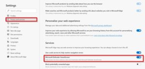 Microsoft Edge Security Settings: Make it more secure and private