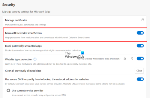 How to Turn Off or Disable SmartScreen Filter in Windows 11/10
