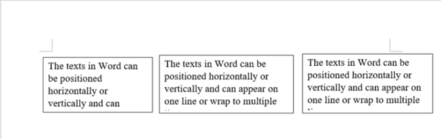 How to change Text Direction by rotating text in Word