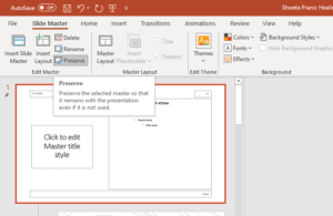 How to format and change Slide layout in PowerPoint at once