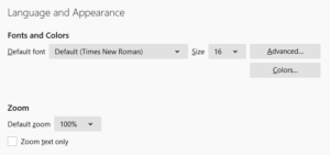 How to set default zoom for all or individual websites in Firefox
