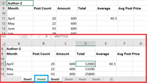 How to Group Worksheets in Excel to apply common changes