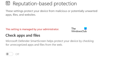 How to Turn Off or Disable SmartScreen Filter in Windows 11/10