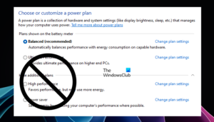 Specify a custom active Power Plan and force Windows to use it
