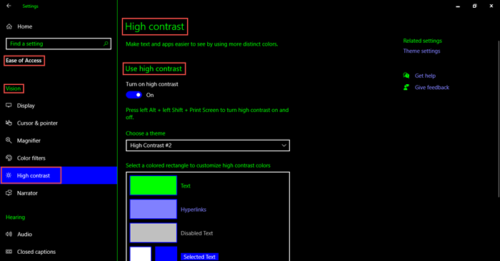 How to use Ease Of Access settings in Windows 10