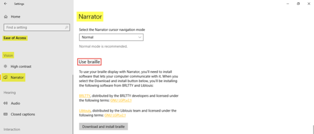 How to use Ease Of Access settings in Windows 10
