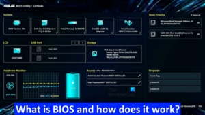 What is BIOS in computer? How does it work, What does it do?