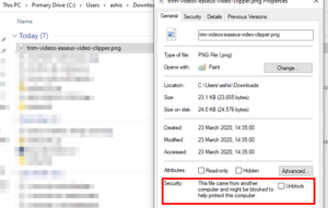 How to bulk Unblock multiple files downloaded from the Internet