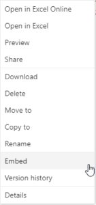 How to Embed an Excel Sheet on your website