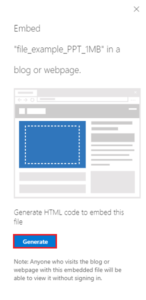How to embed a PowerPoint presentation on a Website