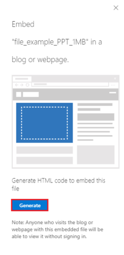How to embed a PowerPoint presentation on a Website