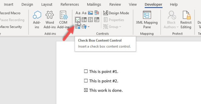 How to insert a clickable checkbox in Outlook in Windows 11/10