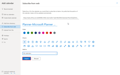 Use Planner to keep track of tasks when working from home