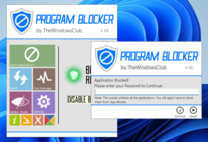Windows Program Blocker software free download