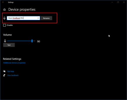 How to rename an Audio device in Windows 11/10