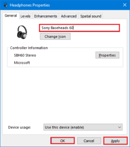 How to rename an Audio device in Windows 11/10