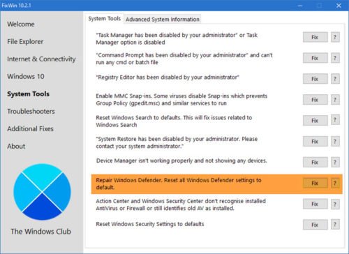 Windows Defender Error 0x800b0100 on Windows 11