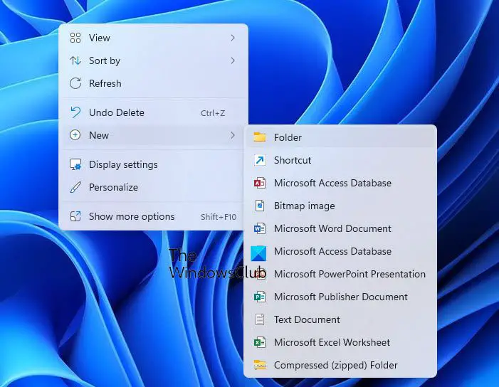 Restore missing NEW context menu item in Explorer in Windows Restore missing NEW context menu item in Explorer in Windows
