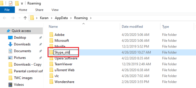 Skype can't send or receive Images or Files