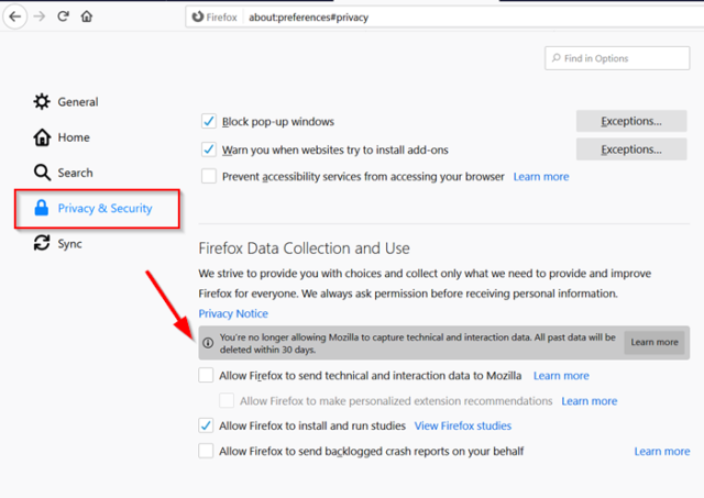 Remove or disable Firefox Default Browser Agent in Windows 11/10