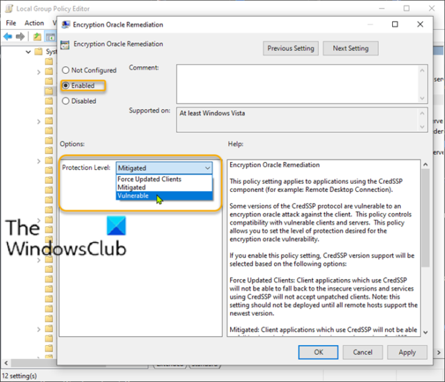 Authentication error has occurred, Function requested not supported