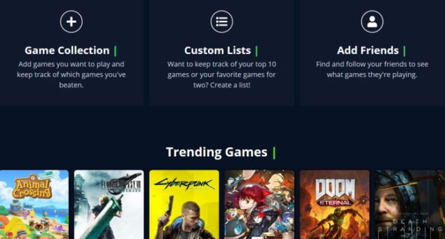 Free tools to manage and deal with your Video Game backlog