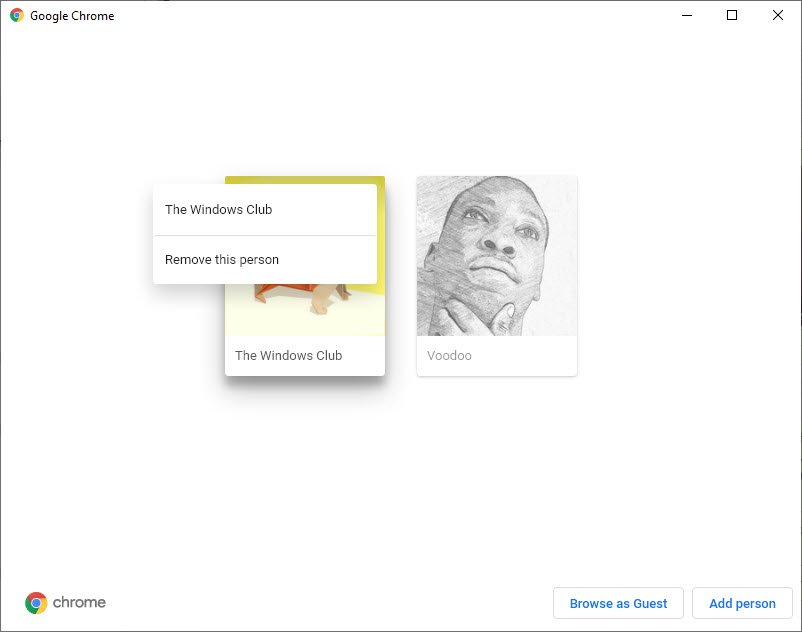 How to Create and Delete Profiles in Google Chrome web browser