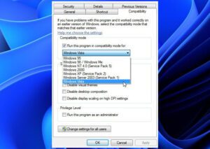 Run old Games, Software with Compatibility Mode on Windows 11