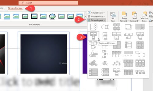 How to create or insert a Photo Collage in PowerPoint