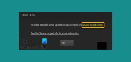 Fix Invalid Depot Configuration Steam Error on Windows PC
