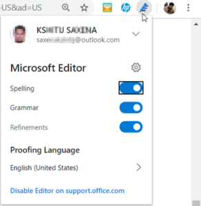 How to use Microsoft Editor to check Grammar and Spelling