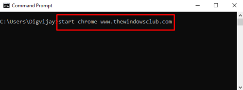 How to open Chrome or Firefox using command line on Windows