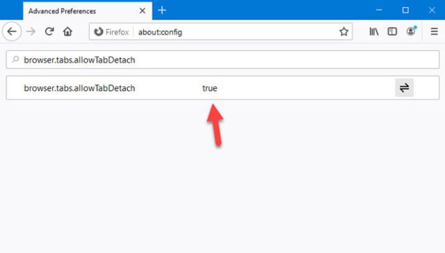 How to prevent accidental detaching of Tabs in Firefox