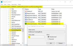 Keep Magnifier mouse cursor in center of screen in Windows 11