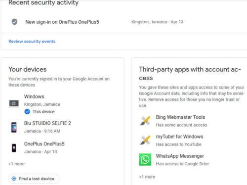 How to secure Google or Gmail account from hackers