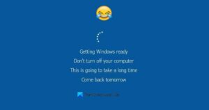 Windows 11/10 stuck on Getting Windows ready screen