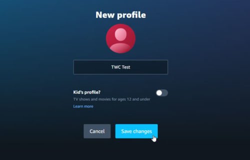 How to create profiles on Amazon Prime Video