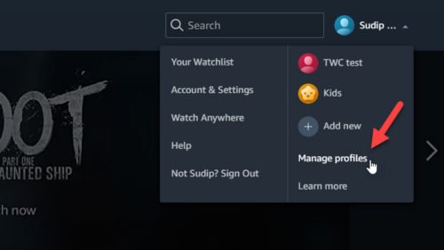 How to create profiles on Amazon Prime Video
