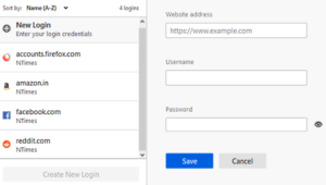 How to find and manage Saved Passwords in Firefox