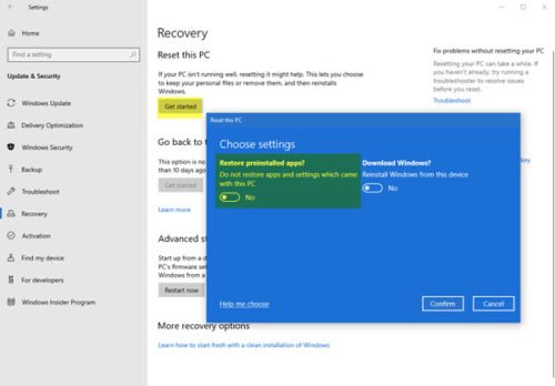 How to use Fresh Start feature in Windows 10