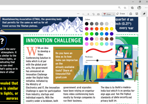 How to use the PDF Tool & Inking Feature in Microsoft Edge - New4Trick.Com