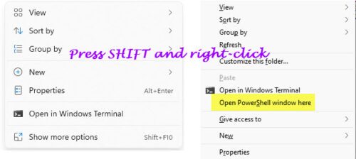 How to open Command Prompt in a folder in Windows 11/10